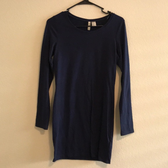 Navy Blue Bodycon Dress Long Sleeve at Ron Edelstein blog